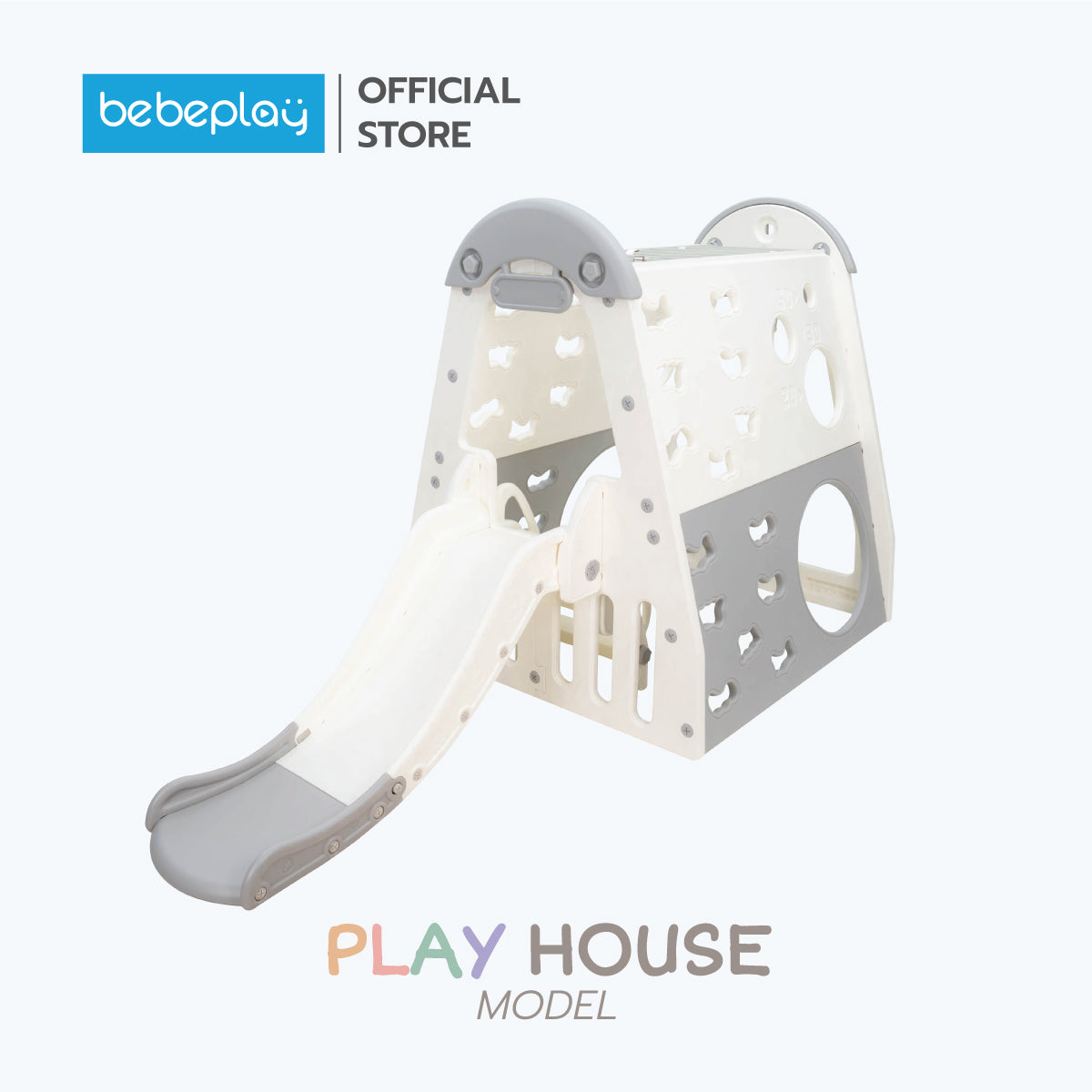 bebeplay ของเล่นปีนป่าย+สไลเดอร์ รุ่น Play House 8in1 – Bebeplay