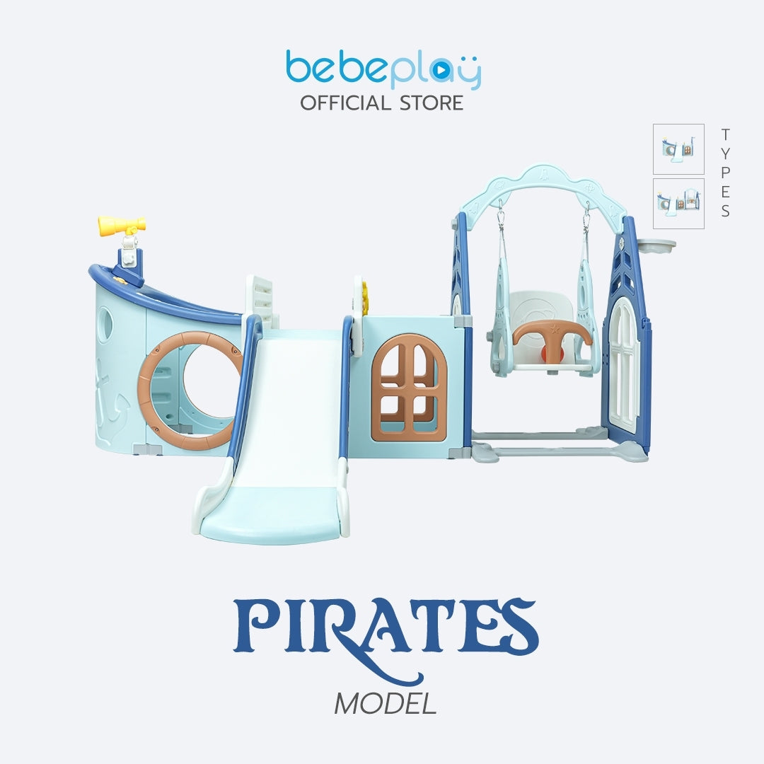 สไลเดอร์เด็ก+ชิงช้า รุ่น โจรสลัด [Pirate] – Bebeplay