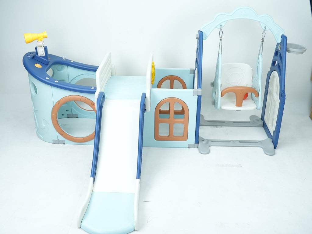 สไลเดอร์เด็ก+ชิงช้า รุ่น โจรสลัด [Pirate] – Bebeplay