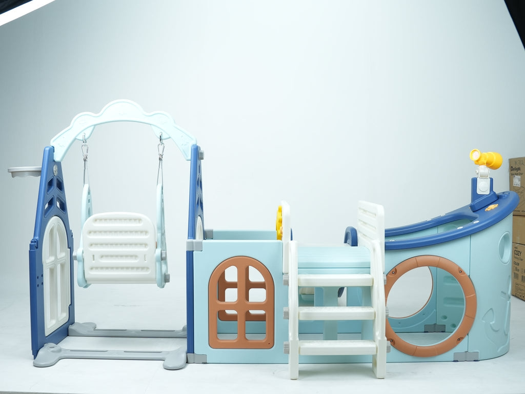 สไลเดอร์เด็ก+ชิงช้า รุ่น โจรสลัด [Pirate] – Bebeplay