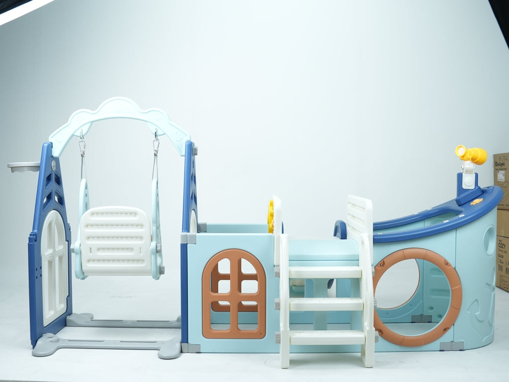 สไลเดอร์เด็ก+ชิงช้า รุ่น โจรสลัด [Pirate] – Bebeplay